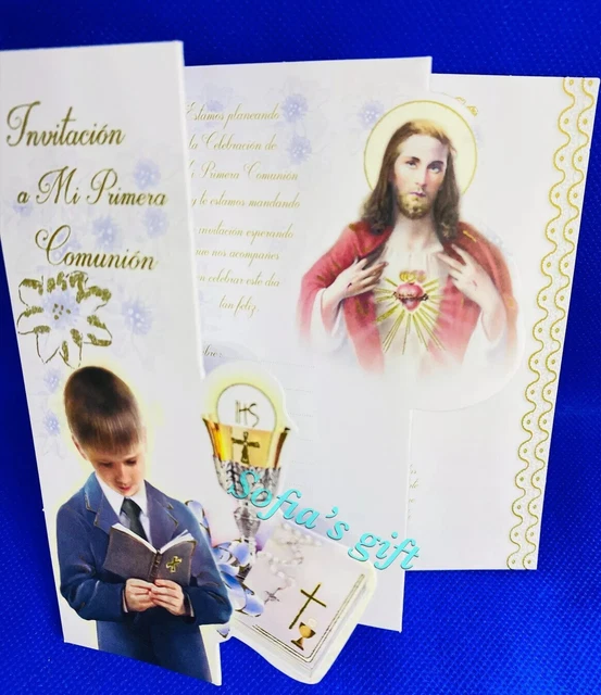 30 INVITACIONES DE Primera Comunion(Spanish First Communion Invitation ...