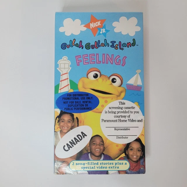 NICK JR. GULLAH Gullah Island FEELINGS (VHS, 1998) Promo Screener ...
