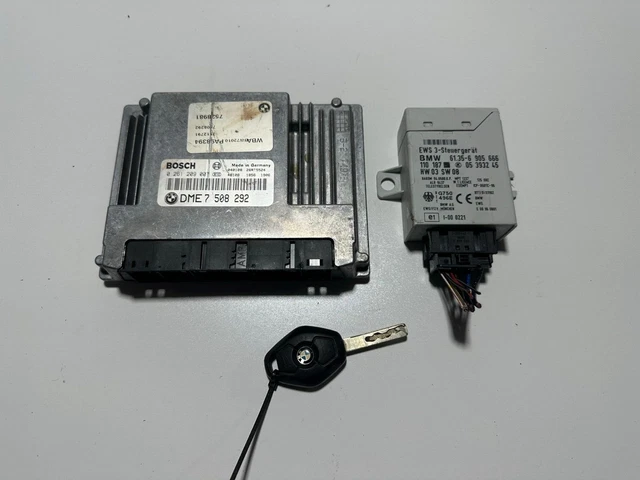 GENUINE BMW 3 Series E46 Engine Control Unit Ecu Full Complete Kit ...