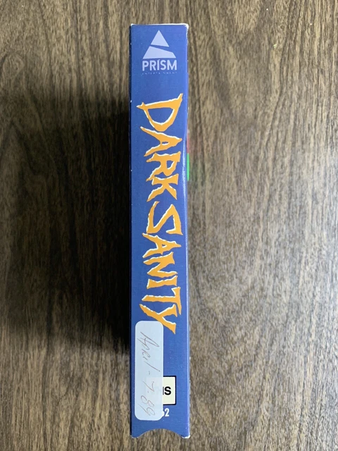 DARK SANITY HORROR VHS-Rare-Tested Ex Rental-Video Link In Description ...