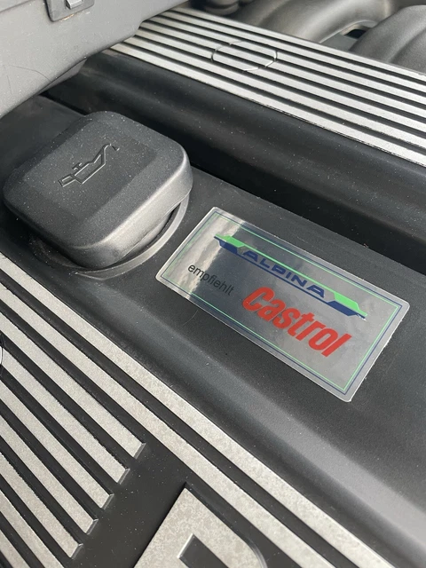 BMW ALPINA MOTOR Sticker (Castrol) *Original* Individual Selten B3 B5 ...