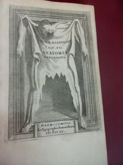 BARTHOLINI (BARTOLIN) ANATOMIA Anatomie Illustré de 74 gravures 1655 ...