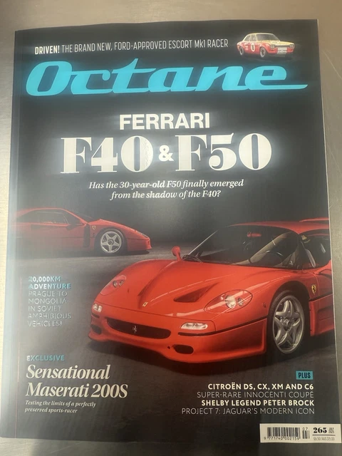 OCTANE MAGAZINE JULY 2025 Ferrari F40 & F50 + Sensational Maserati 200S ...
