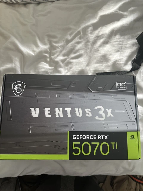 MSI GEFORCE RTX 5070 Ti Ventus 3X OC 16GB GDDR7 Graphics Card -IN HAND- £924.72 - PicClick UK