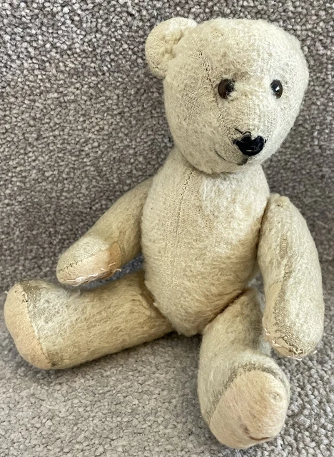 SMALL VINTAGE OLD Plush Teddy Bear Well Loved Needs Some TLC £20.00 ...