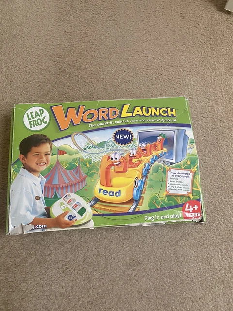 LEAP FROG WORD Launch Reading Learning System TV Plug & Play Kids Game ...