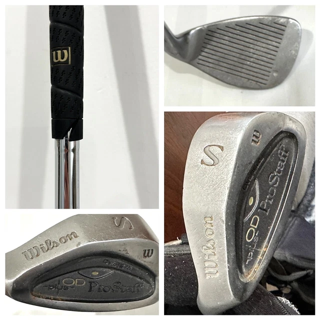 WILSON PROSTAFF MAZZA da golf flessibile ferro sinistro S ferro ...