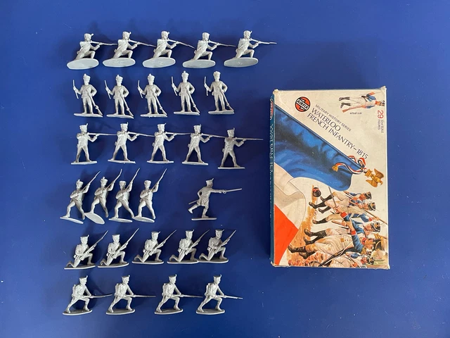 AIRFIX TOY SOLDIERS Waterloo / Napoleonic Boxed French Infantry 1815 1/ ...