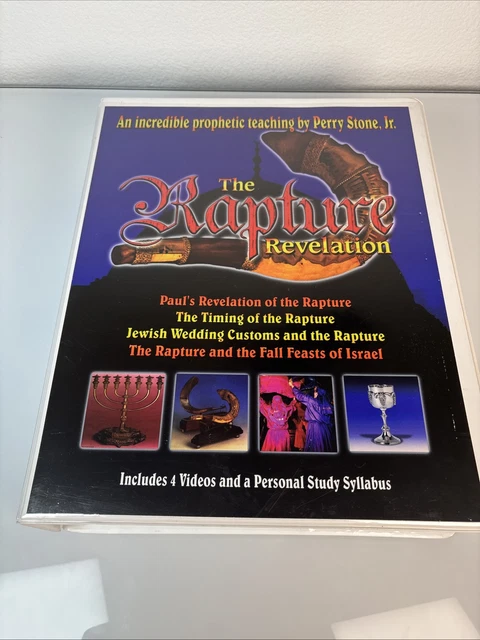THE RAPTURE REVELATION 8 Hour VHS Study with Syllabus Set Perry Stone ...