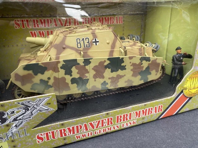 RARE ULTIMATE SOLDIER 1:32 WWII German Tank Sturmpanzer Brummbar Cold ...