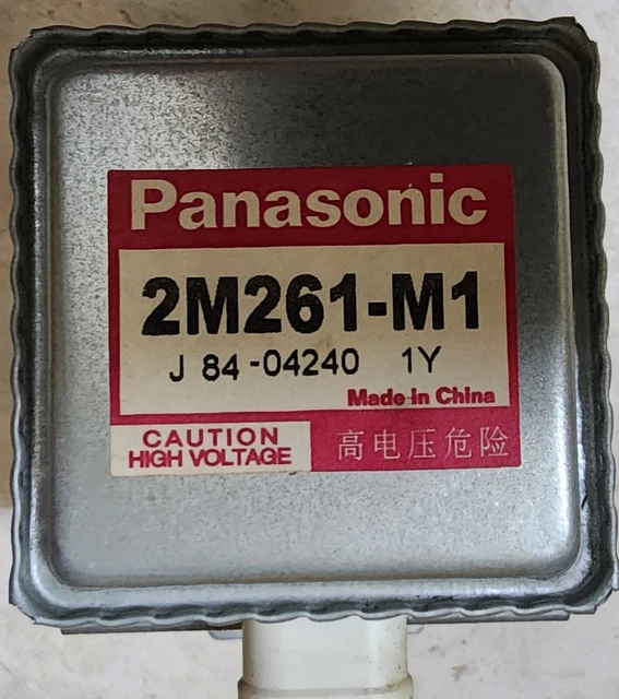2M261-M1J1 PANASONIC MICROWAVE MAGNETRON 1000watt Genuine Model No. NN ...