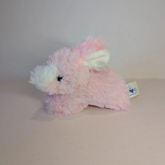 HUGFUN PLUSH BUNNY Rabbit Cuddly Toy Teddy Pink 6" Cute Soft Stuffed ...
