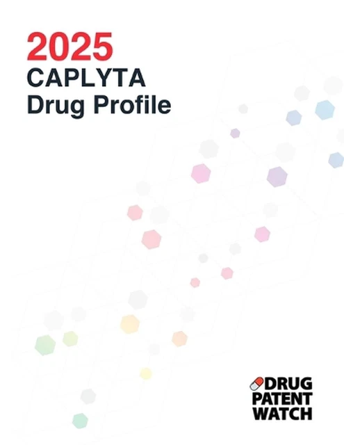 CAPLYTA (LUMATEPERONE TOSYLATE) Drug Profile, 2025: CAPLYTA ...