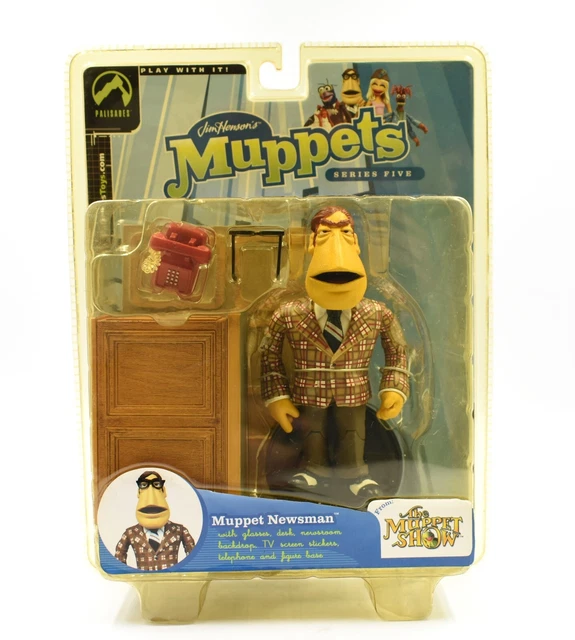 JIM HENSON'S THE Muppets Series 5 - Muppet Newsman Action Figure £49.99 ...