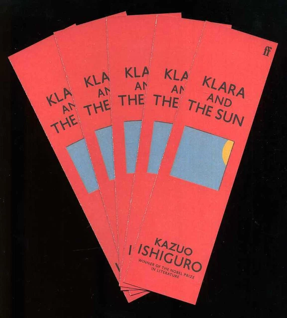 KAZUO ISHIGURO - Klara and the Sun; 5 original Bookmarks EUR 5,96 ...