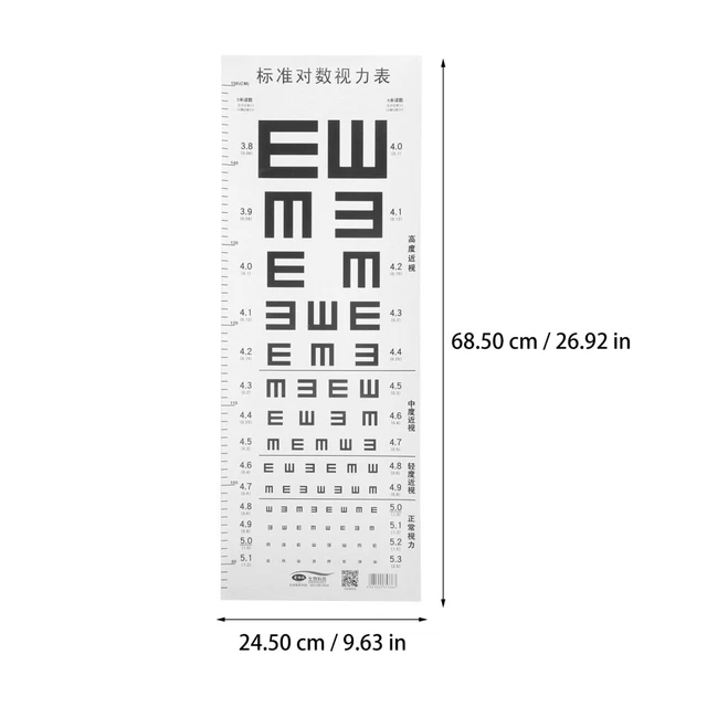 CHILDREN EYE CHART Kit Printable Eye Chart Visual Eye Exam Chart £5.28 ...
