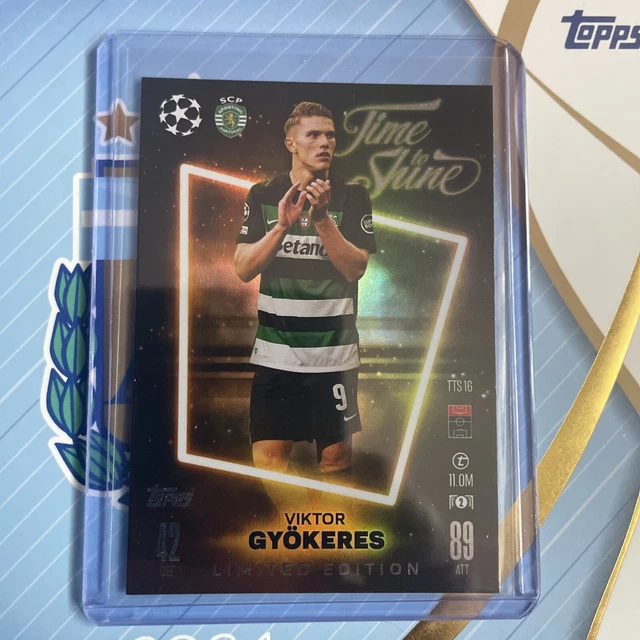 LIMITED EDITION VICTOR Gyokeres Match Attax 2024/2025 Time to Shine 24/25 #TTS16 £0.99 - PicClick UK