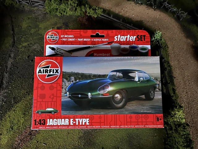 AIRFIX MODELS - 1:43 Scale Jaguar E-Type Starter Set £15.00 - PicClick UK