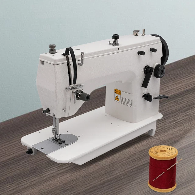INDUSTRIAL SEW MACHINE Head Straight Stitch Zig Zag Heavy Duty Sewing ...