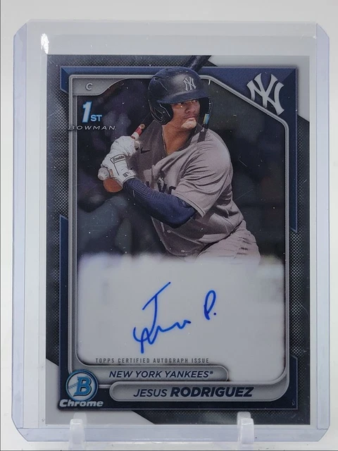 JESÚS RODRÍGUEZ 2024 Bowman Cromo Primer Autógrafo De Béisbol ...