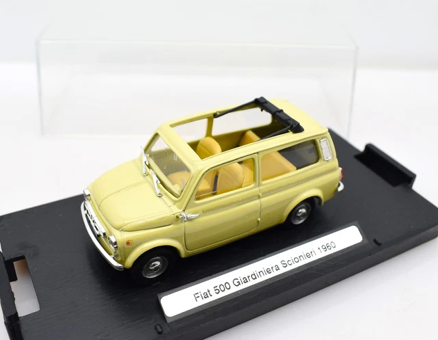 MODELLAUTO AUTO MASSSTAB 1:43 Fiat 500 Jardiniere Scionieri Brumm ...