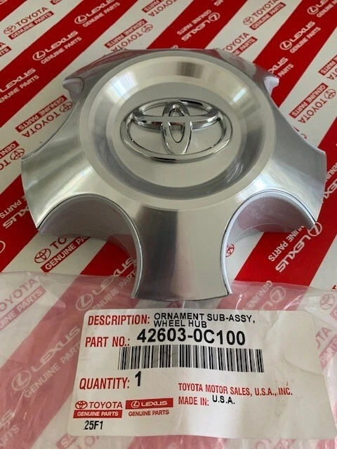 OEM NEW GENUINE Toyota 2008-2018 SEQUOIA SILVER WHEEL CENTER CAP 42603 ...
