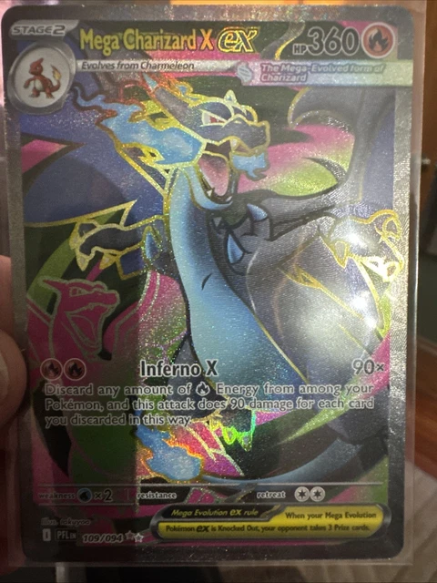MEGA CHARIZARD X ex Phantasmal Flames full art Mint! $73.98 - PicClick CA