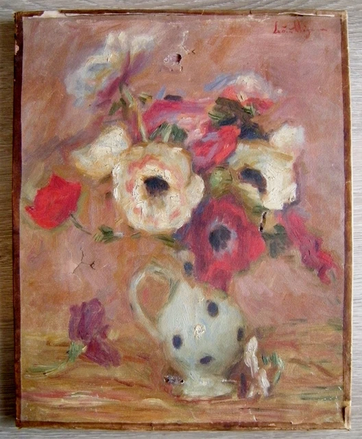 RARE TABLEAU IMPRESSIONISTE Huile Lucien Mignon 1865-1944 Auguste ...