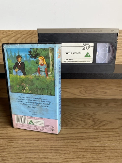 LITTLE WOMEN ANIME RARE VHS PAL Dubbed CHANNEL 5 Video Tape Cartoon ...