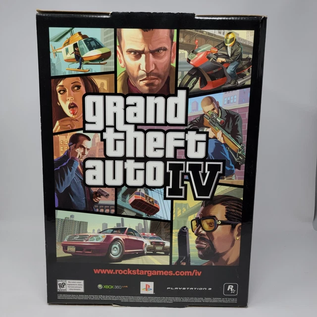 GRAND THEFT AUTO IV Game Store Box Display Piece Xbox 360 Playstation 3 Promo £50.85 - PicClick UK