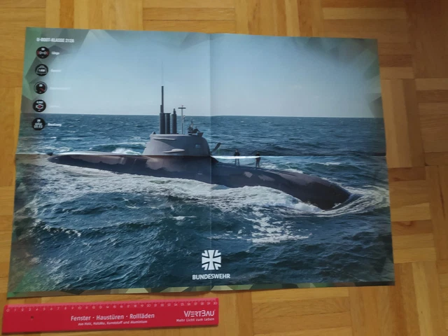 POSTER BUNDESWEHR U-BOOT Klasse 212 A EUR 1,00 - PicClick DE
