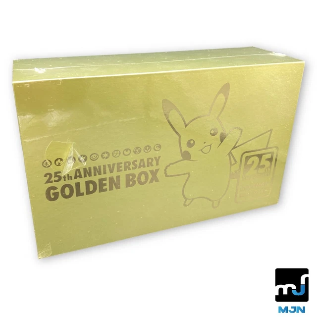 25TH ANNIVERSARY GOLDEN Box Pokemon Center Pikachu 001/015 - Sealed ...