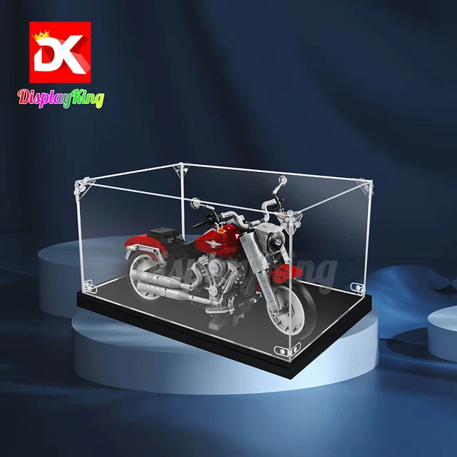 DK- DISPLAY CASE w/t screw for LEGO Harley-Davidson Fat Boy 10269 ...