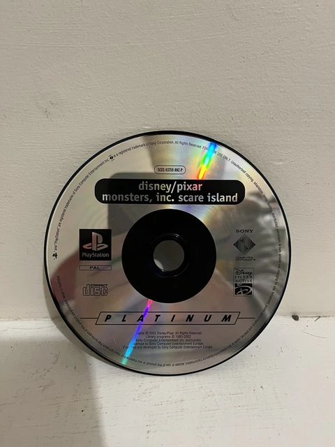 DISNEY/PIXAR MONSTERS, INC. Scare Island - Platinum (PS1) [PAL] - Disc ...
