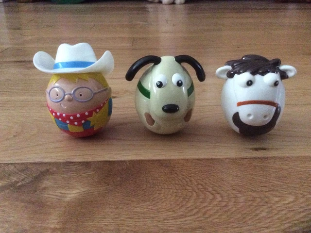 NESTLE MILKY BAR Kid Cowboy, Horse And Dog Weeble Wobbles. Preloved EUR ...