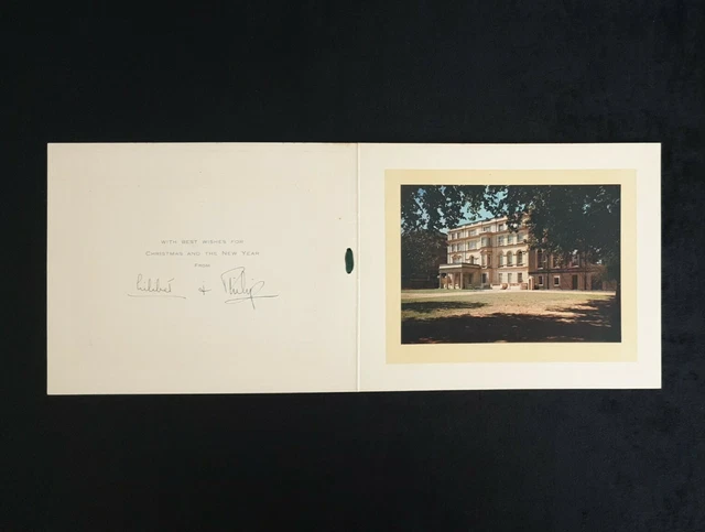 1950 QUEEN ELIZABETH II LILIBET Signed Royal Document Prince Philip ...