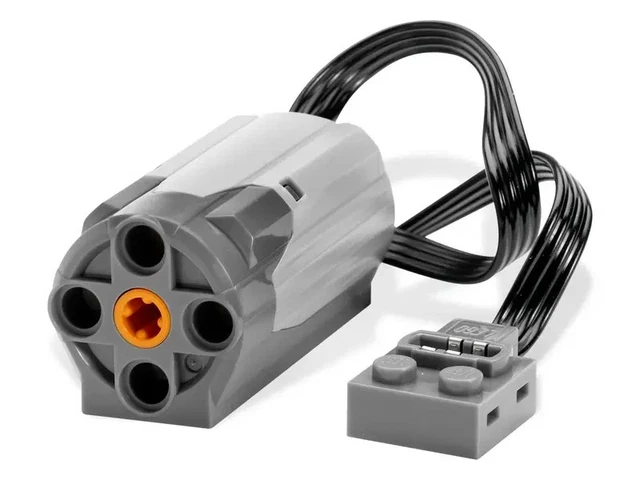 LEGO ® TECHNIC power functions motor 9V M dark bluish gray 58120c01 ...