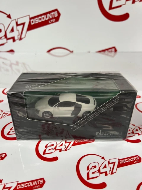 KYOSHO DNANO ASC MM, White AUDI R8 2006, 1:43 DISPLAY MODEL, DNX507W £24.00 - PicClick UK