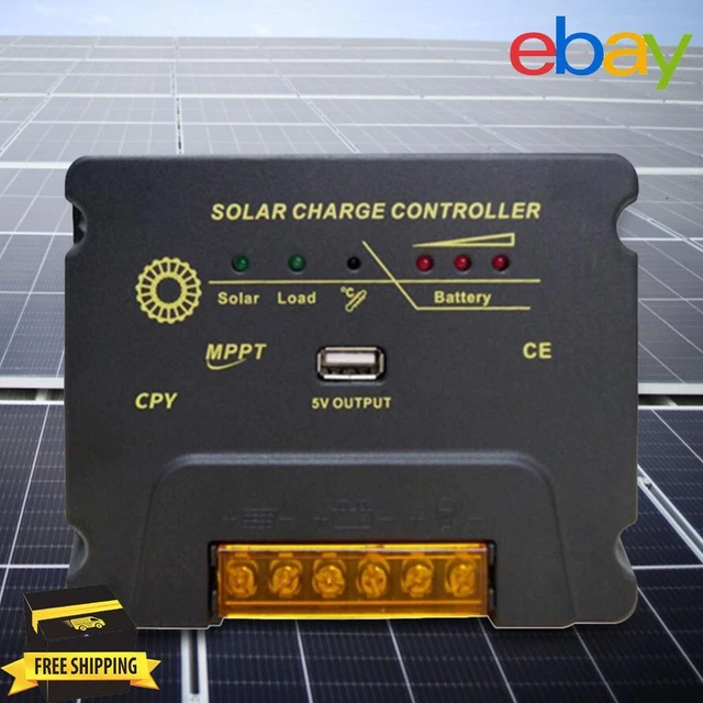 USB 5V OUTPUT MPPT Safe Protection Solar Panel Charge Controller ...