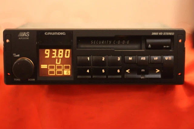 GRUNDIG WKC 2803 Vd Autoradio Radio cassette Mercedes PORSCHE BMW VW ...