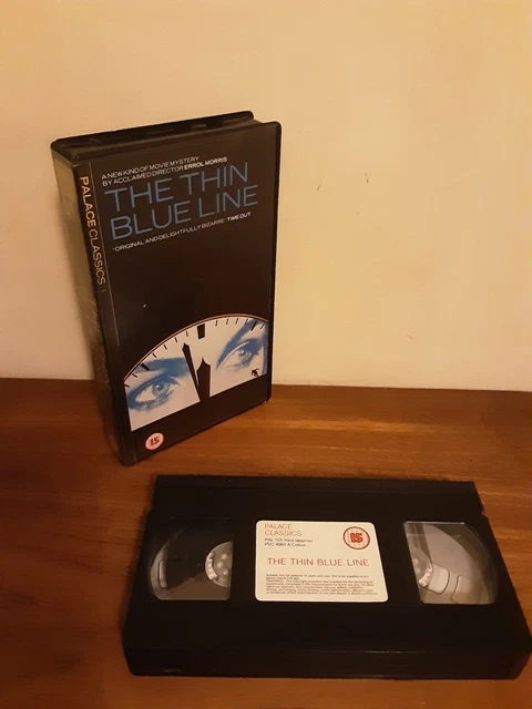 THE THIN BLUE Line - VHS / Video Tape - An Errol Morris Film - Docu ...