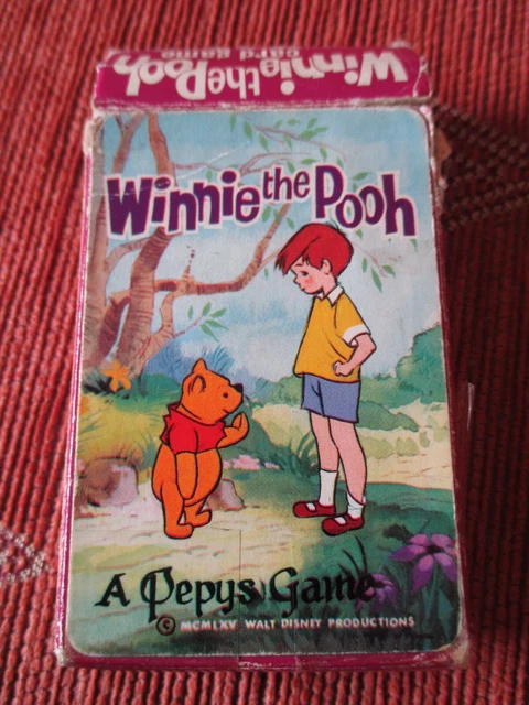 VINTAGE PEPYS CARD Game - Winnie the Pooh £12.00 - PicClick UK