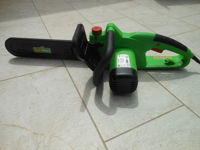 TRONÇONNEUSE ÉLECTRIQUE. MARQUE florabest. Couleur vert. Alim 220v. EUR ...