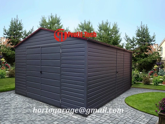 4X5 GERÄTEHAUS GERÄTESCHUPPEN Metall Garage Gartenhaus Blechgarage ...