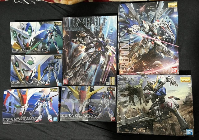 GUNDAM GUNPLA MODEL Kit Bundle NEW MG 1/100 RG 1/144 Bandai £300.00 ...