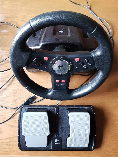 LOGITECH FORMULA VIBRATION Feedback Wheel Années 2000 Pour PC Windows ...