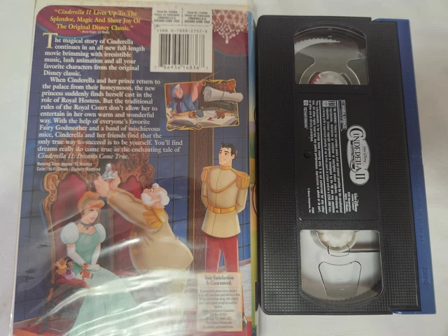 CINDERELLA II: DREAMS Come True (VHS, 2002) Clamshell £7.17 - PicClick UK