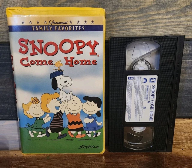 SNOOPY COME HOME VHS Clamshell Peanuts Cartoon Animated 1972 1995 ...
