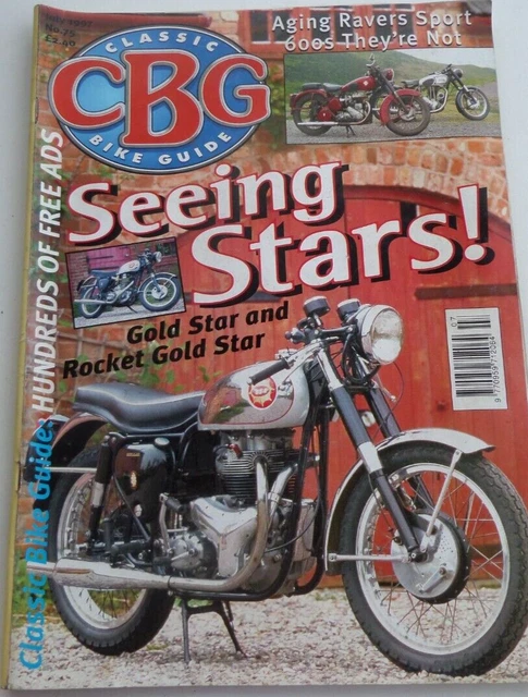 CLASSIC BIKE GUIDE Magazine July 1997 Soviet Knight Russian Twin BSA ...