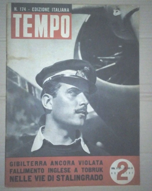 WW2 *TIME-MAGAZINE FROM The Fascist Era Of 1942*Violated Gibraltar*N ...
